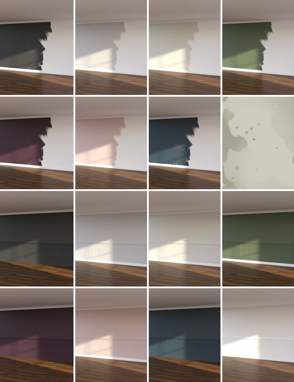 Mini Scenes Wall Painting | Daz 3D