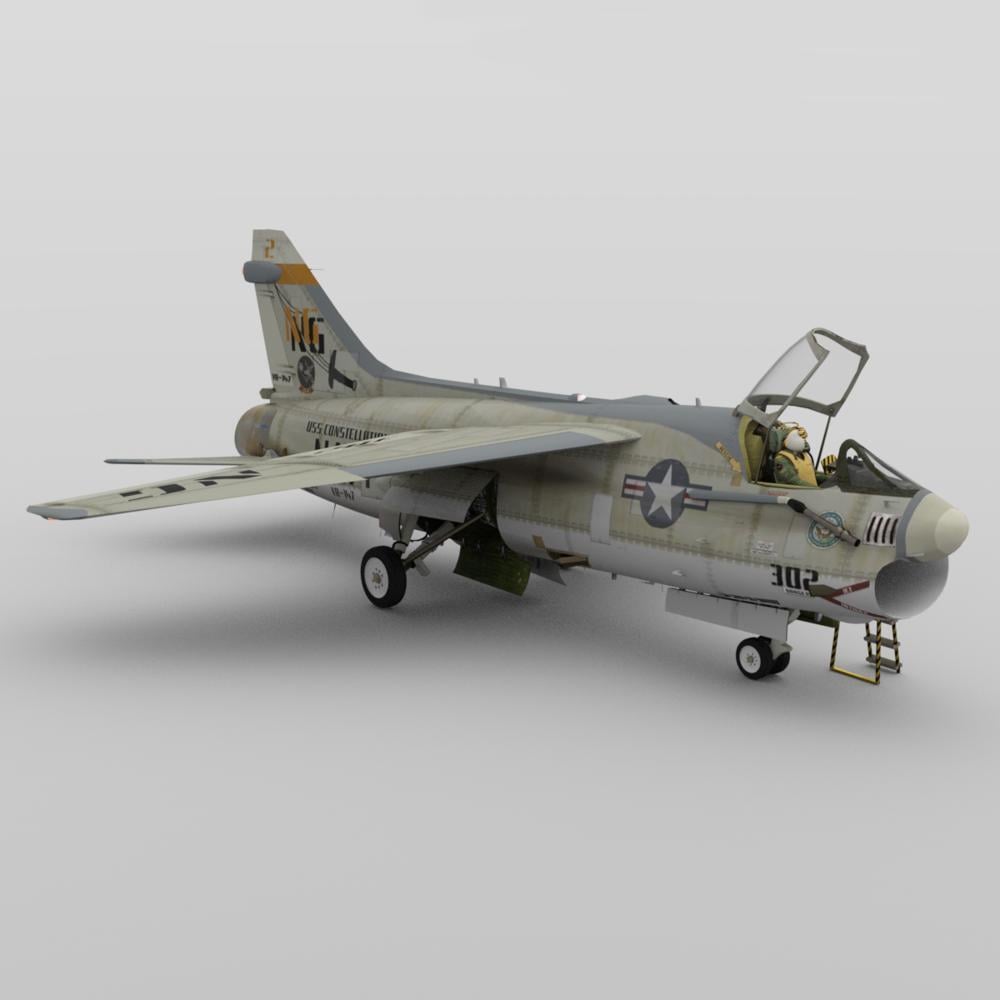 A7D/E Corsair II | Daz 3D