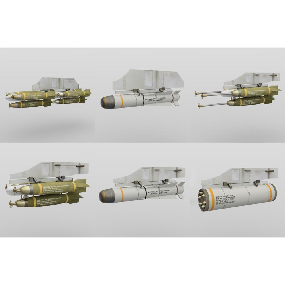 A7D/E Corsair II | Daz 3D