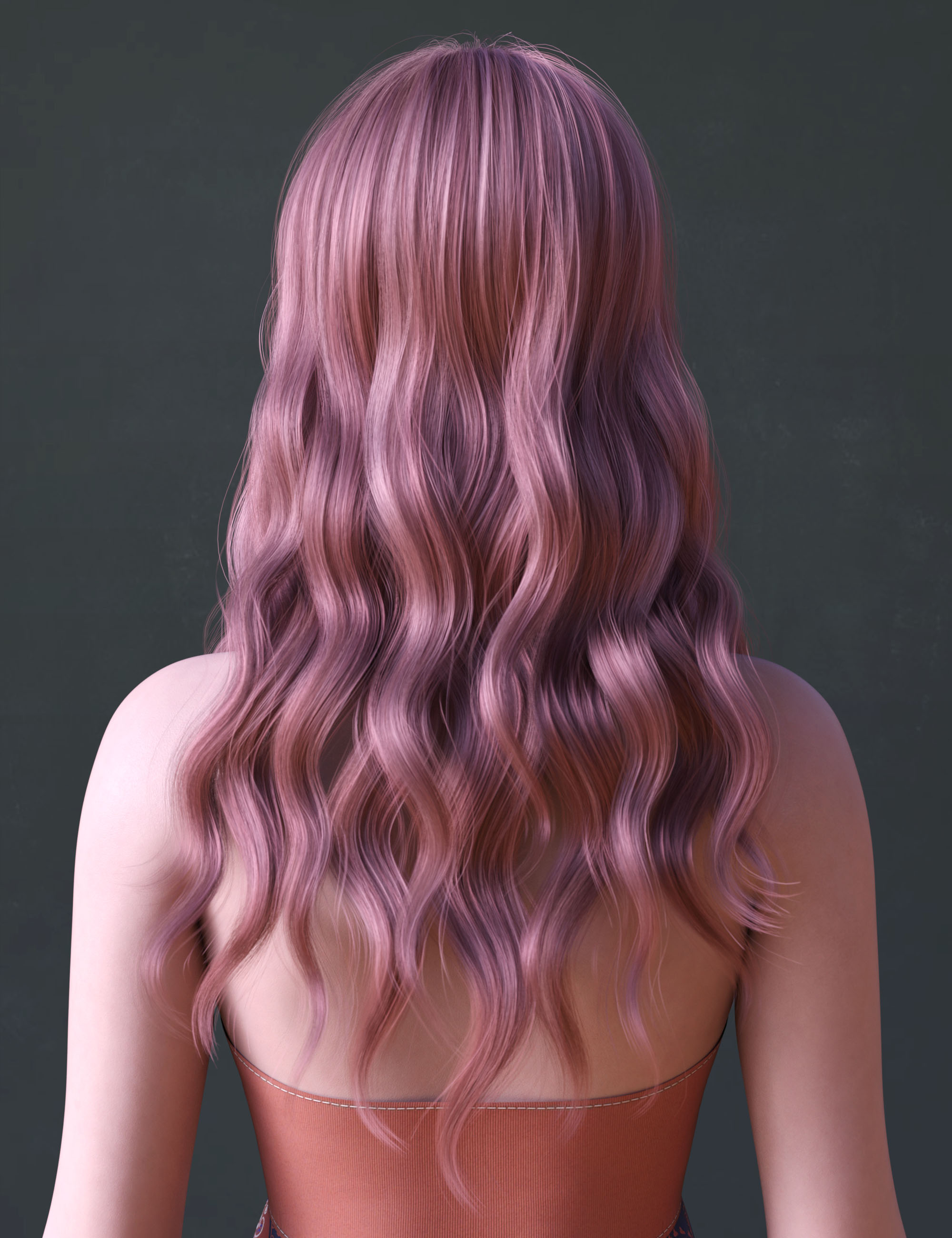 BS Curls Long Hair for Genesis 9 | Daz 3D