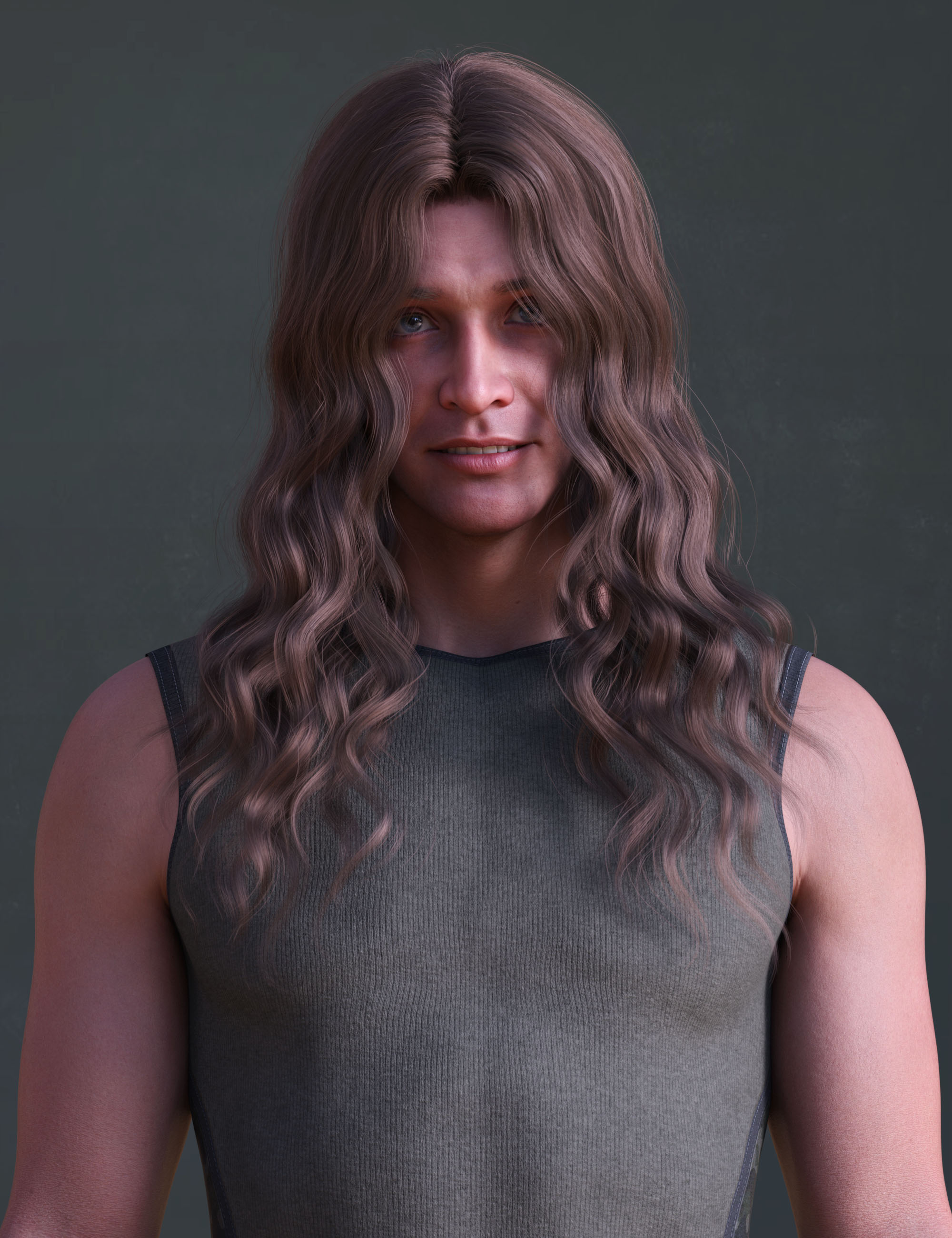 BS Curls Long Hair for Genesis 9 | Daz 3D