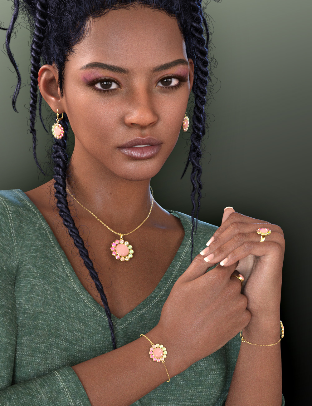 Exquisite Jewelry for Genesis 9 | Daz 3D