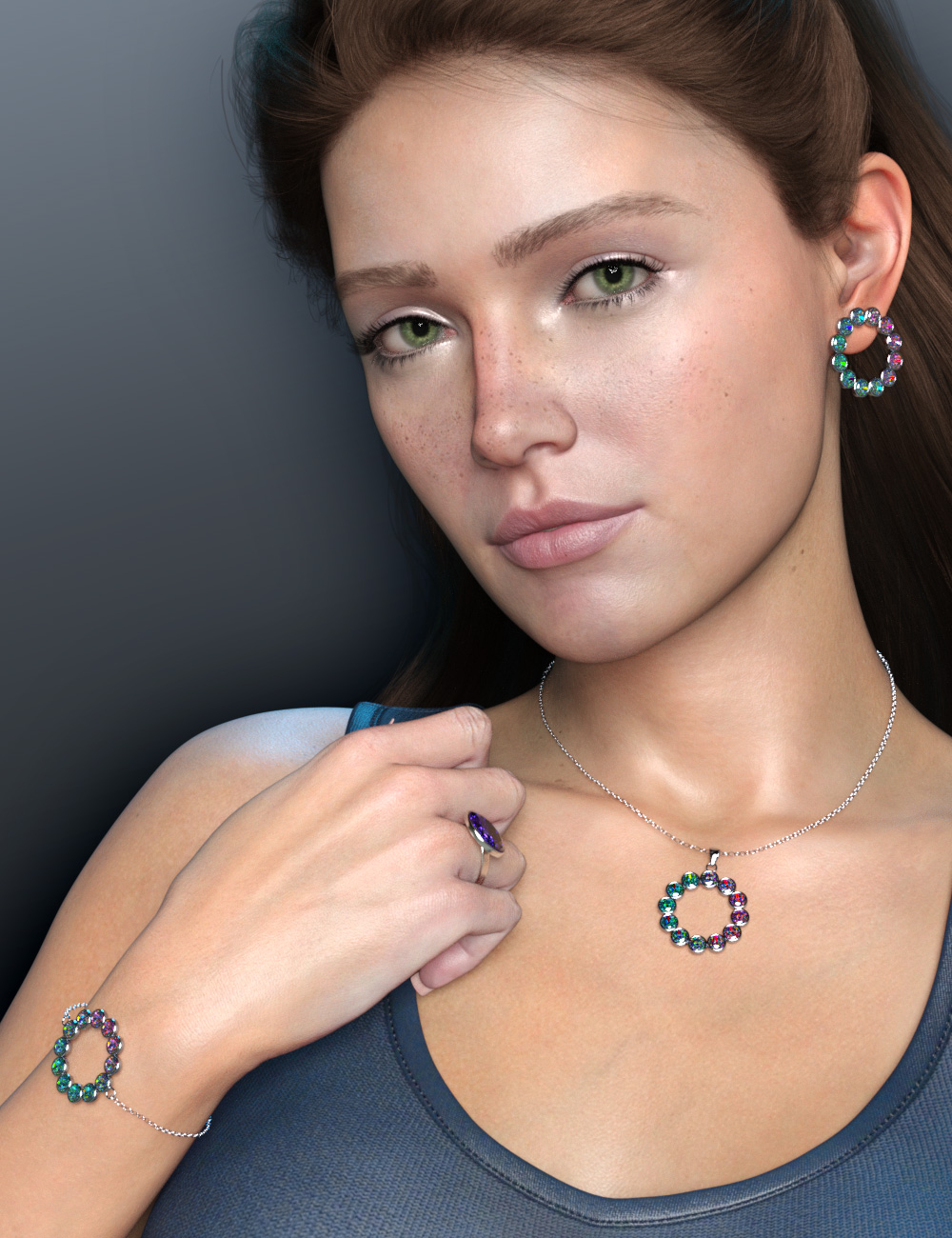 Exquisite Jewelry for Genesis 9 | Daz 3D