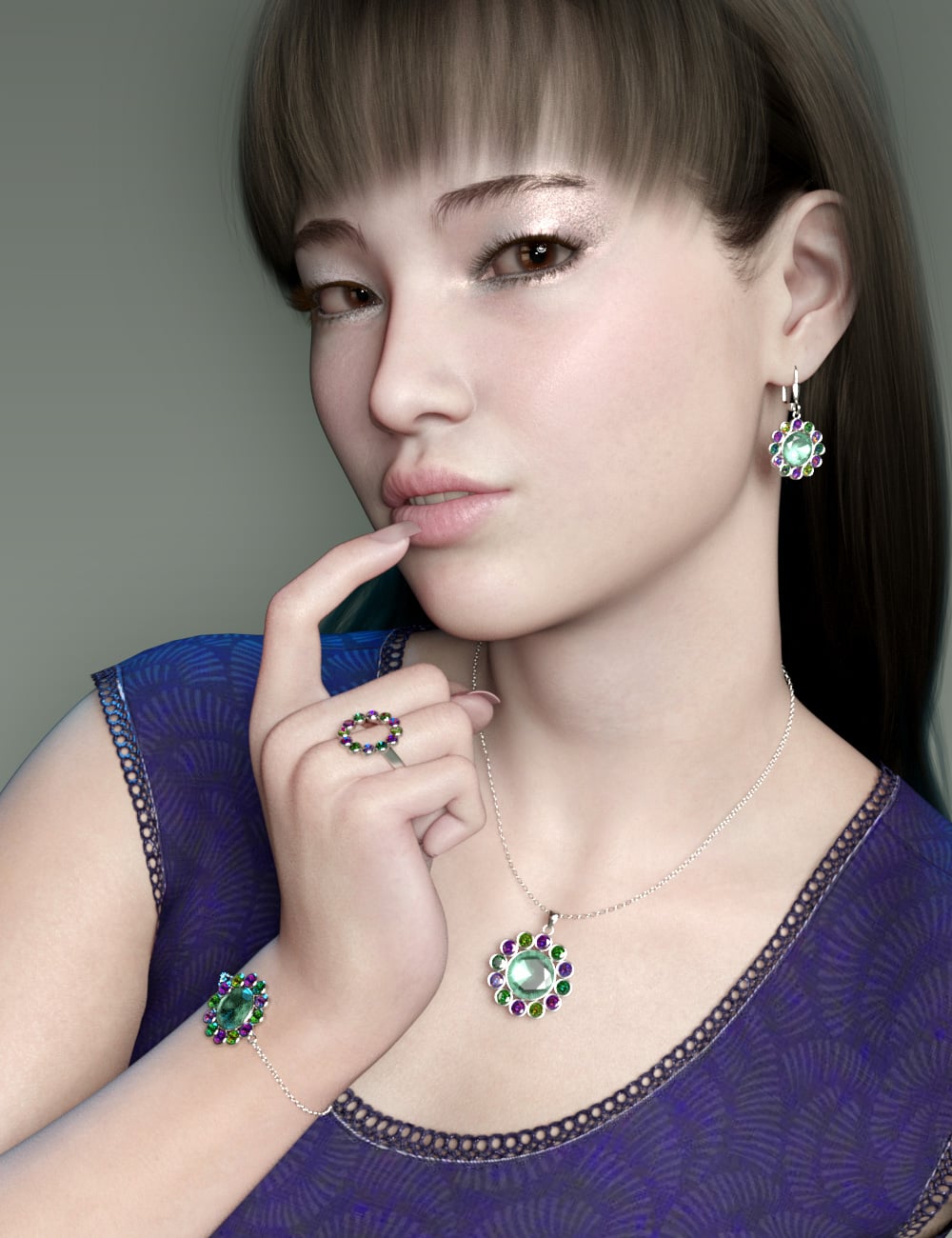 Exquisite Jewelry for Genesis 9 | Daz 3D