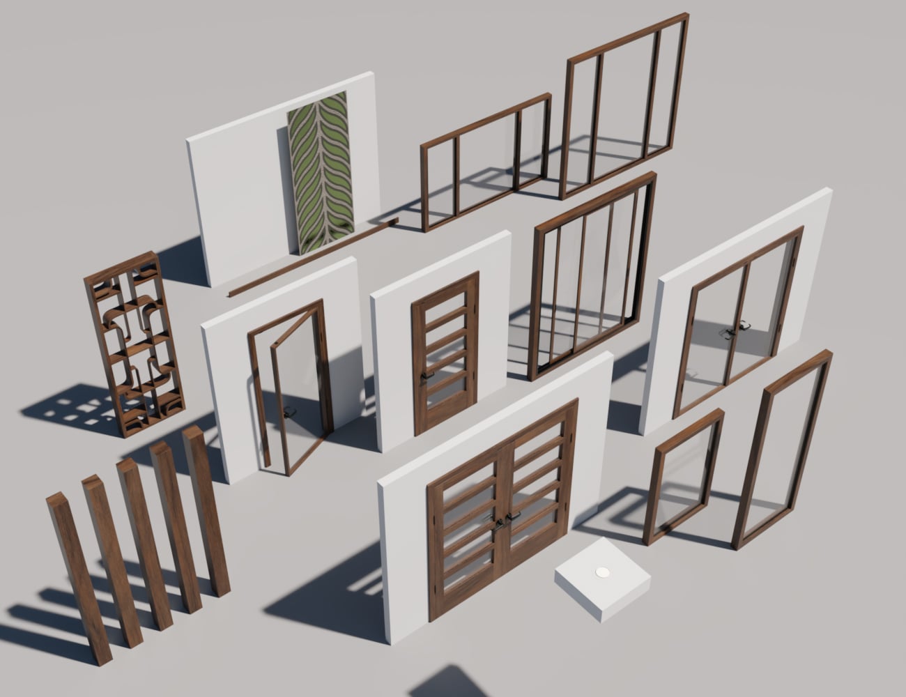 Modern Home Essentials Room Builder 02 | Daz 3D