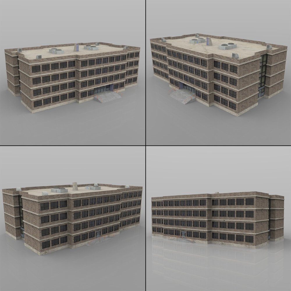 American High School for DAZ Studio | Daz 3D