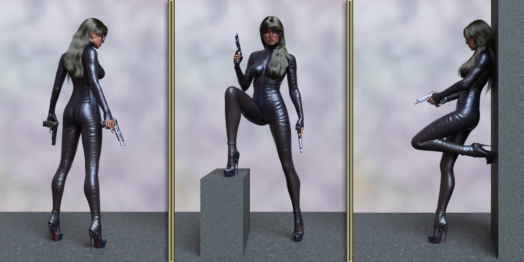 Spy Affairs Poses for Lianna 9 | Daz 3D