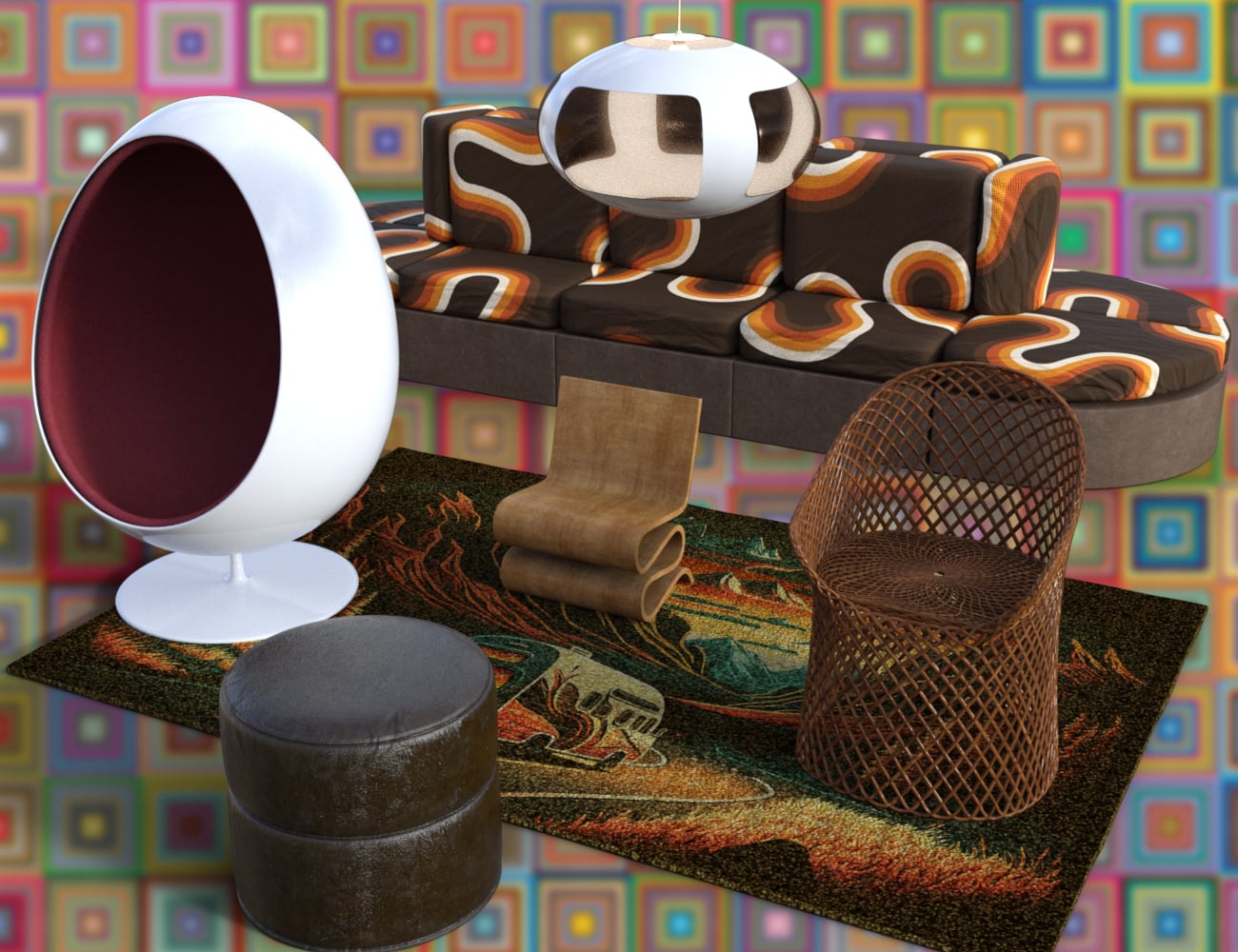 70s Props | Daz 3D