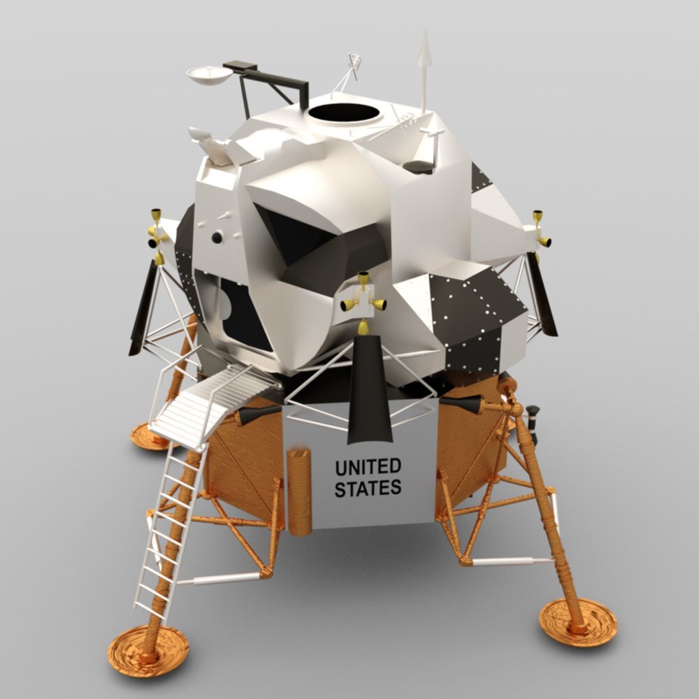 Apollo Spaceship Set for DAZ Studio | Daz 3D