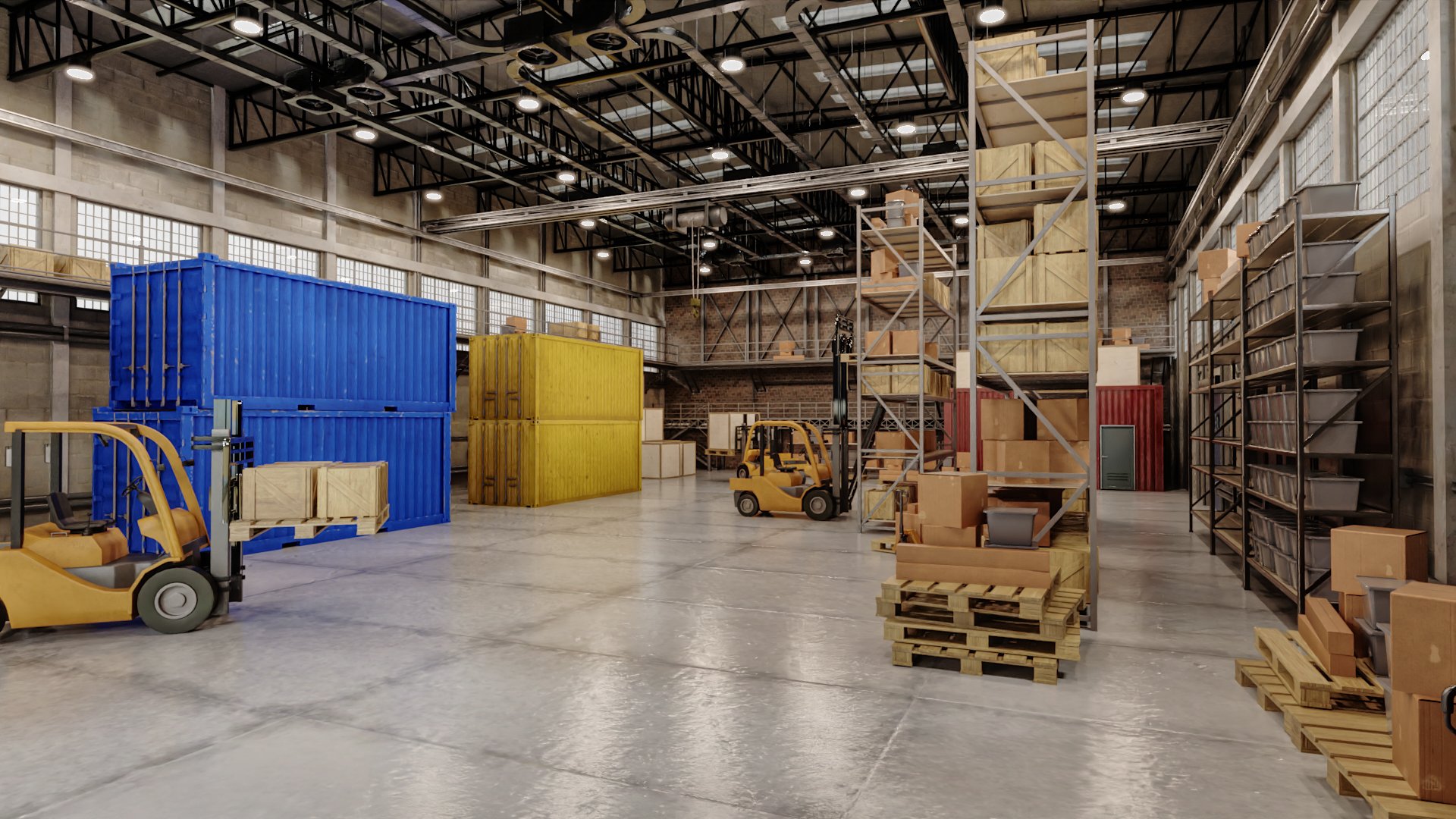 North Warehouse Props | Daz 3D