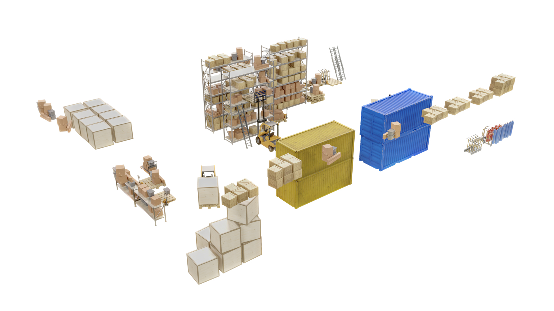 North Warehouse Props | Daz 3D
