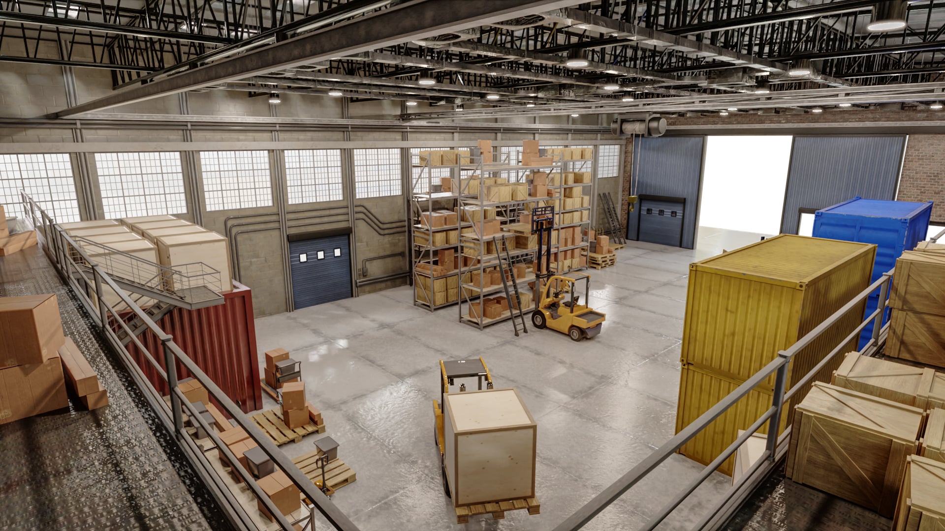 North Warehouse Props | Daz 3D