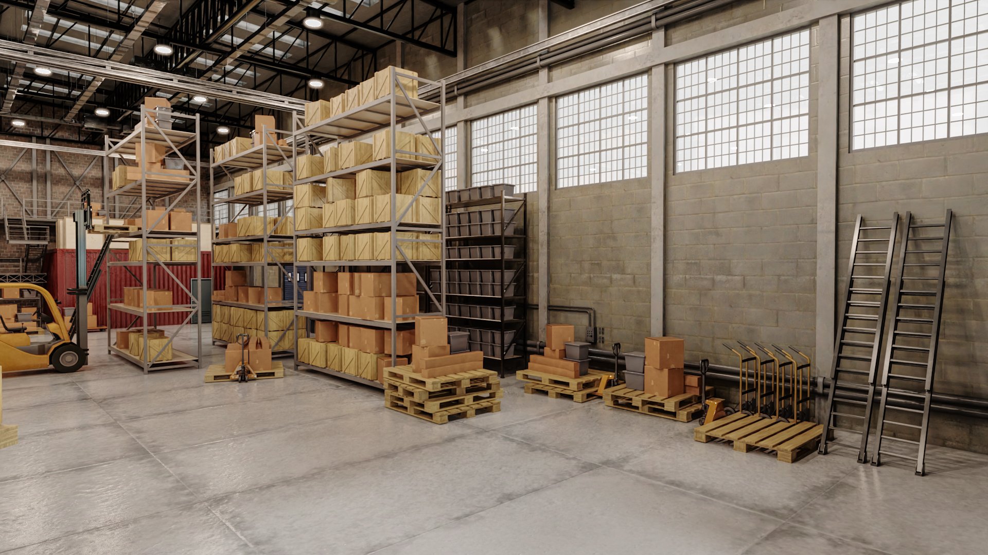 North Warehouse Props | Daz 3D