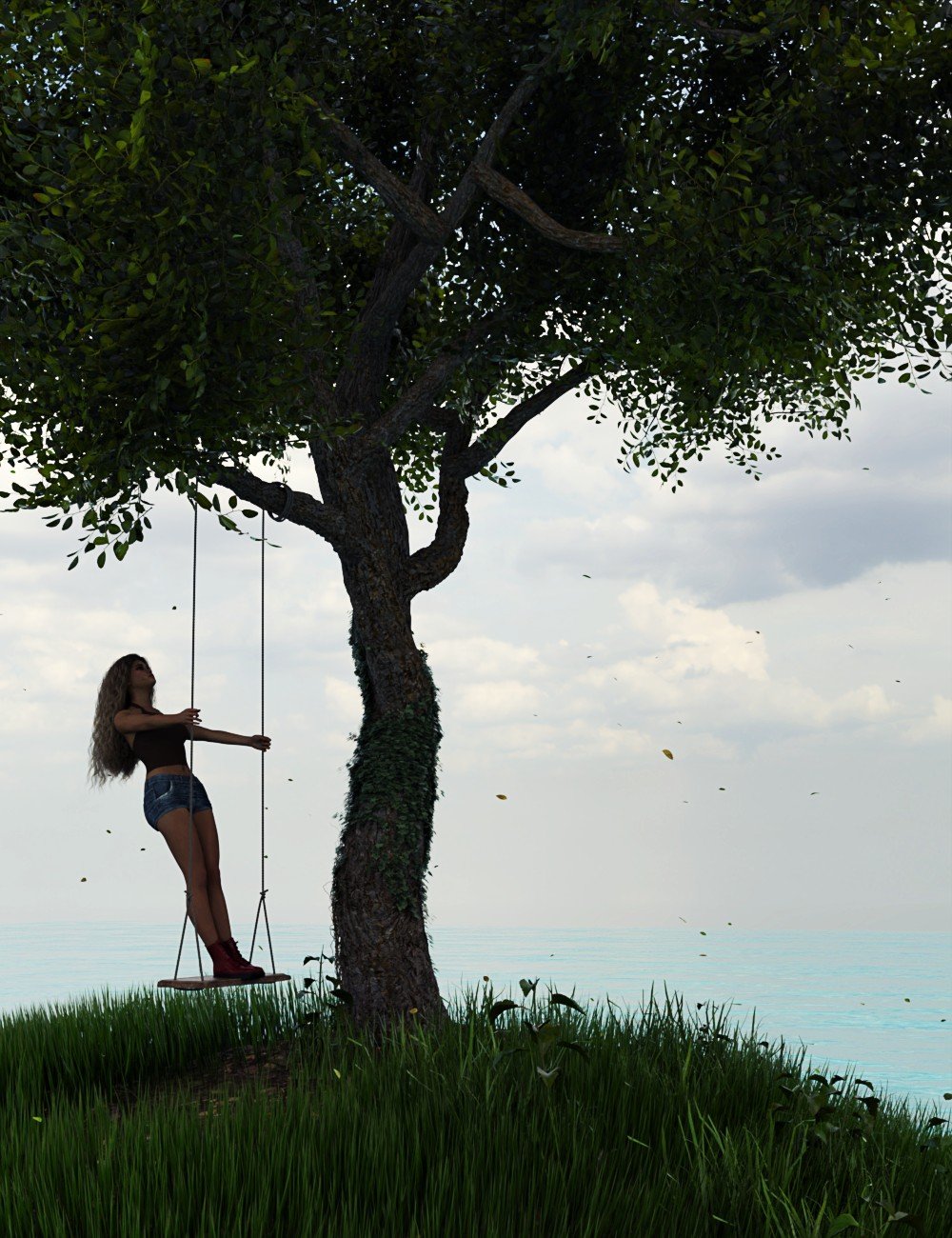 CS Tree Swing Vignette | Daz 3D