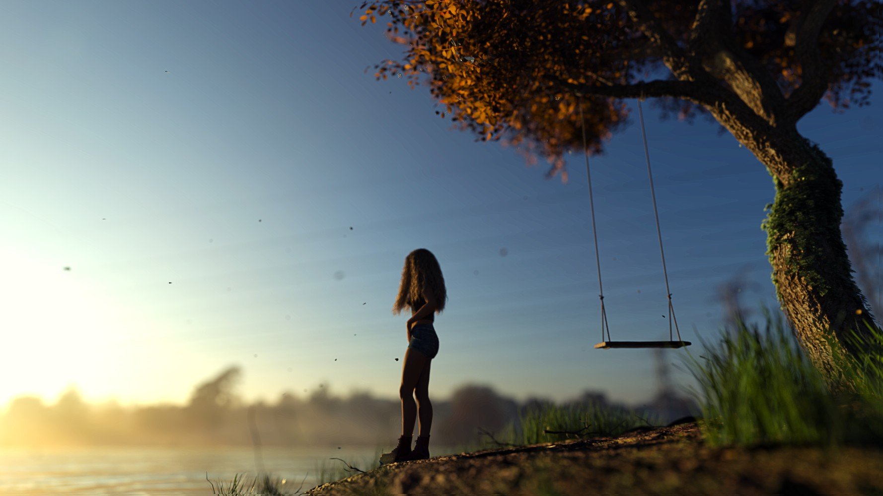CS Tree Swing Vignette | Daz 3D
