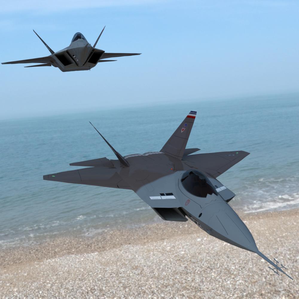 YF 22 Lightning II for DAZ Studio | Daz 3D