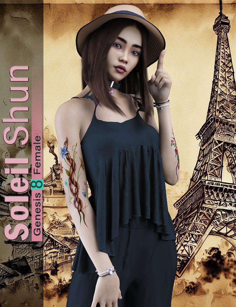 Soleil Shun For Genesis 8 Female | Daz 3D