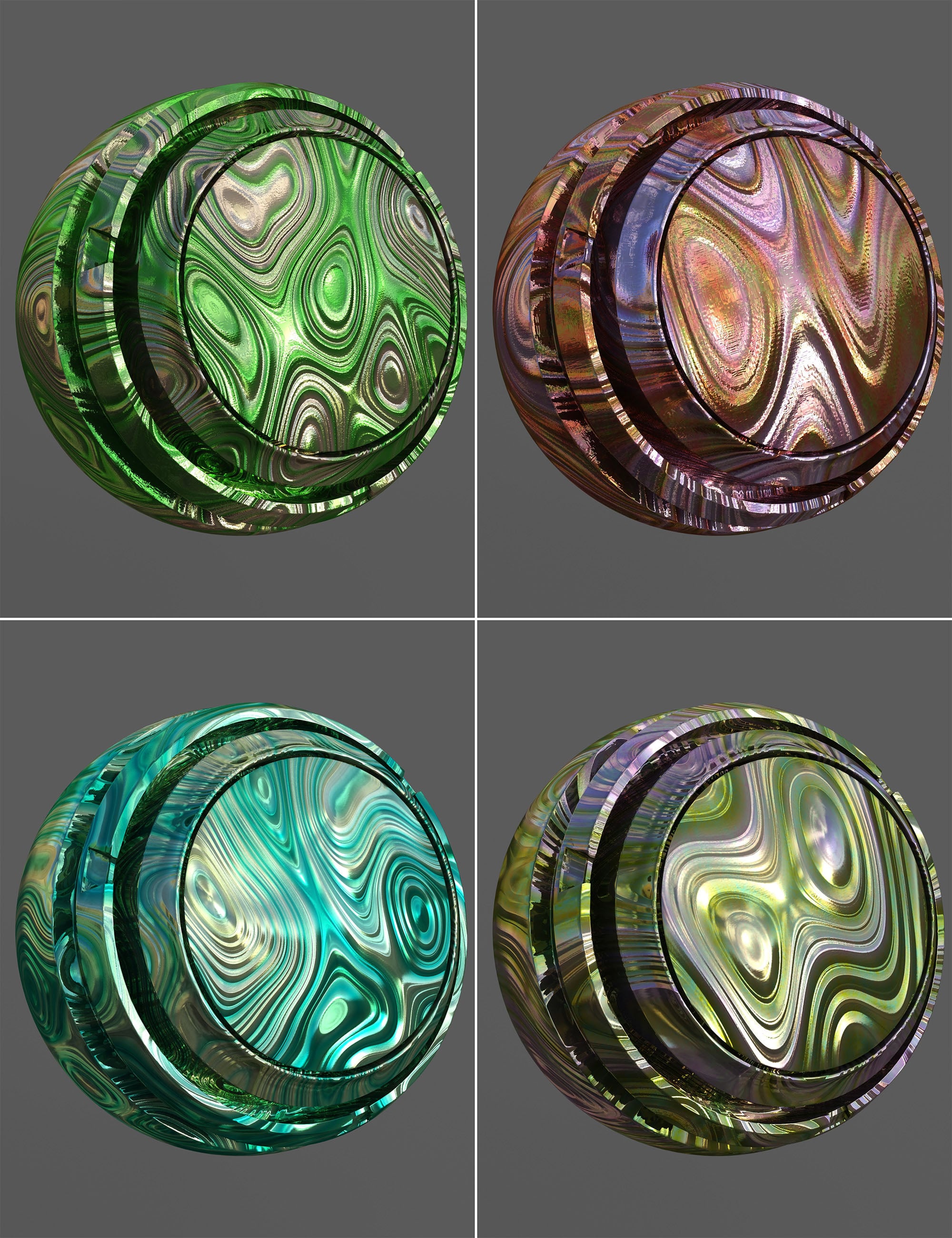 Fluid Metal Iray Shaders - MR | Daz 3D