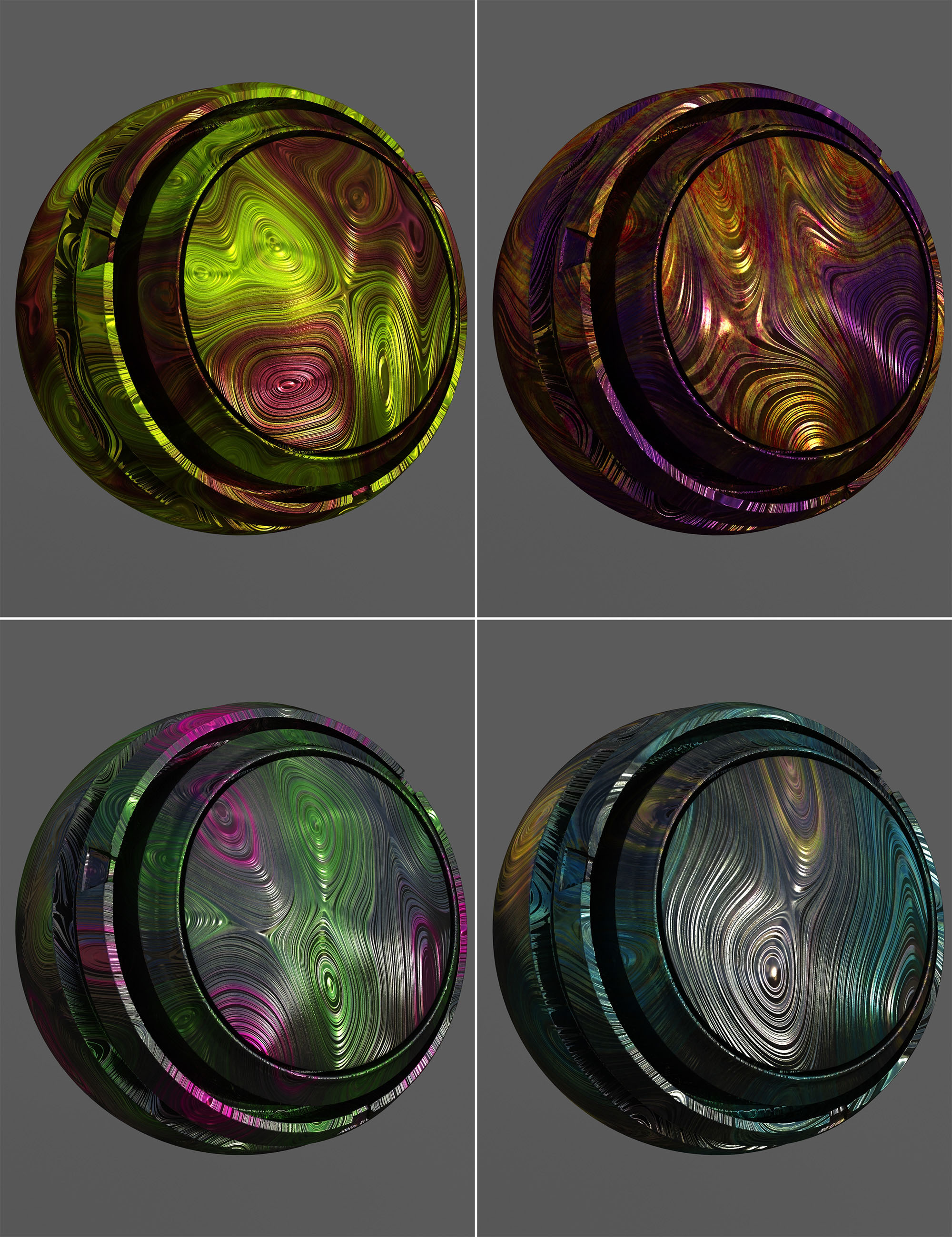 Fluid Metal Iray Shaders - MR | Daz 3D