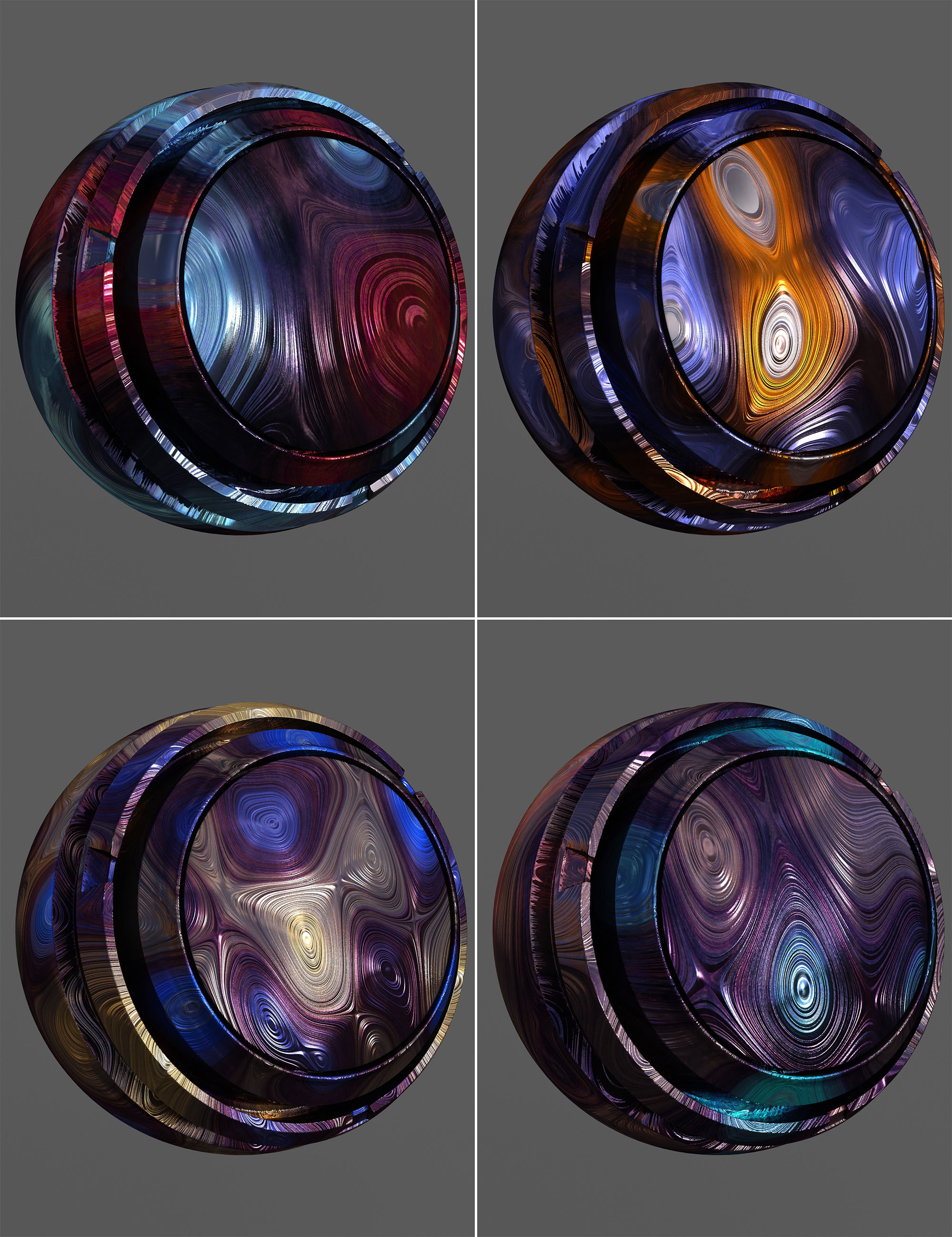 Fluid Metal Iray Shaders - MR | Daz 3D