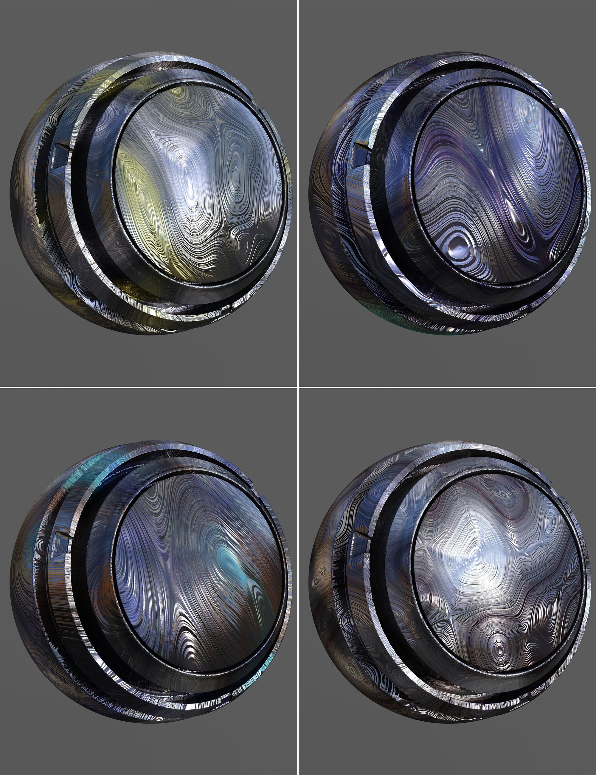 Fluid Metal Iray Shaders - MR | Daz 3D