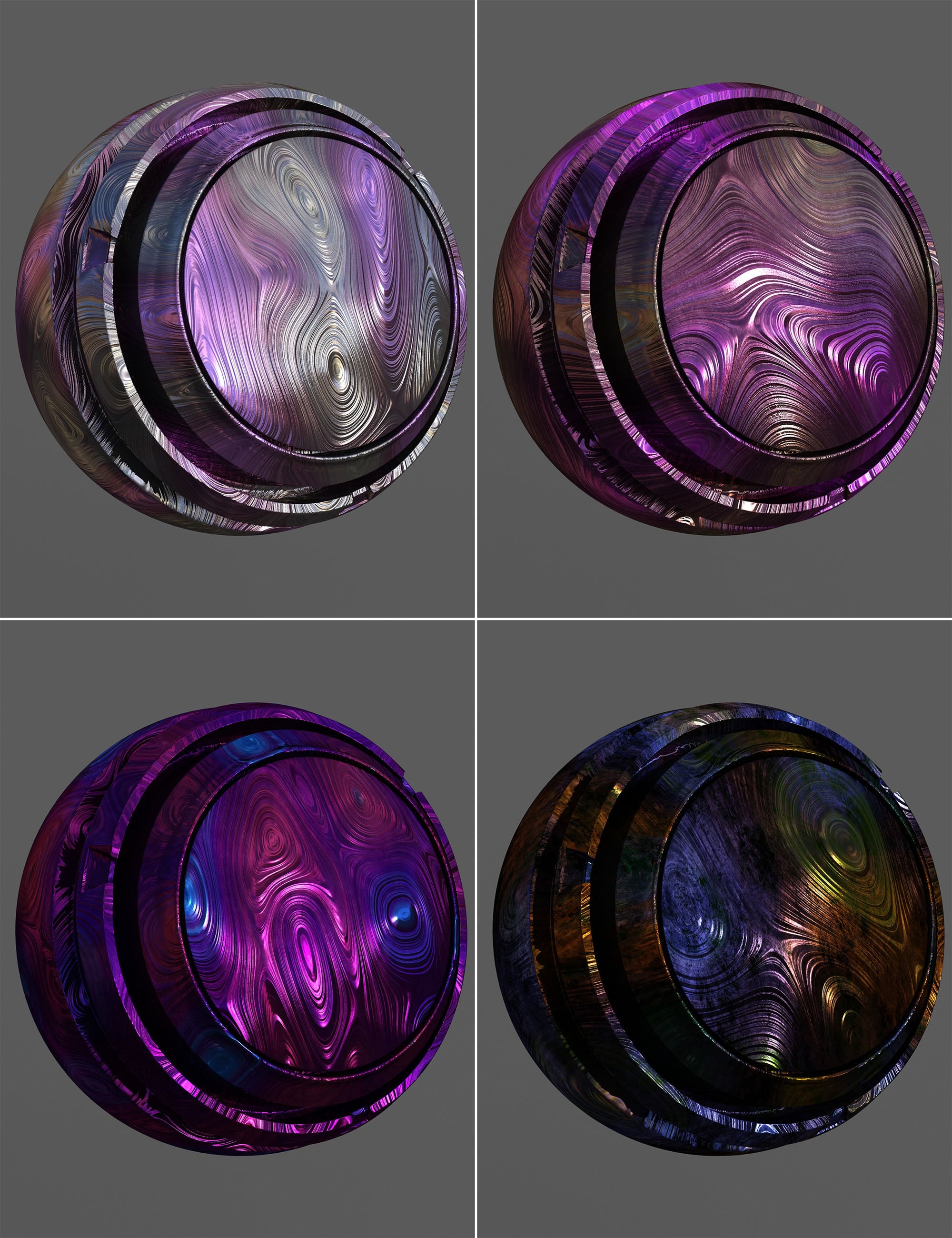 Fluid Metal Iray Shaders - MR | Daz 3D