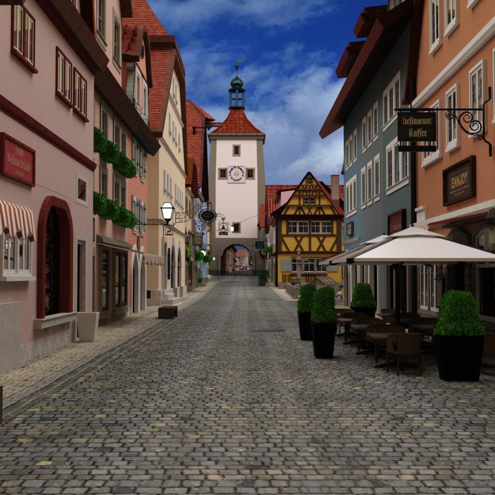 Storybook Town for DAZ Studio | Daz 3D