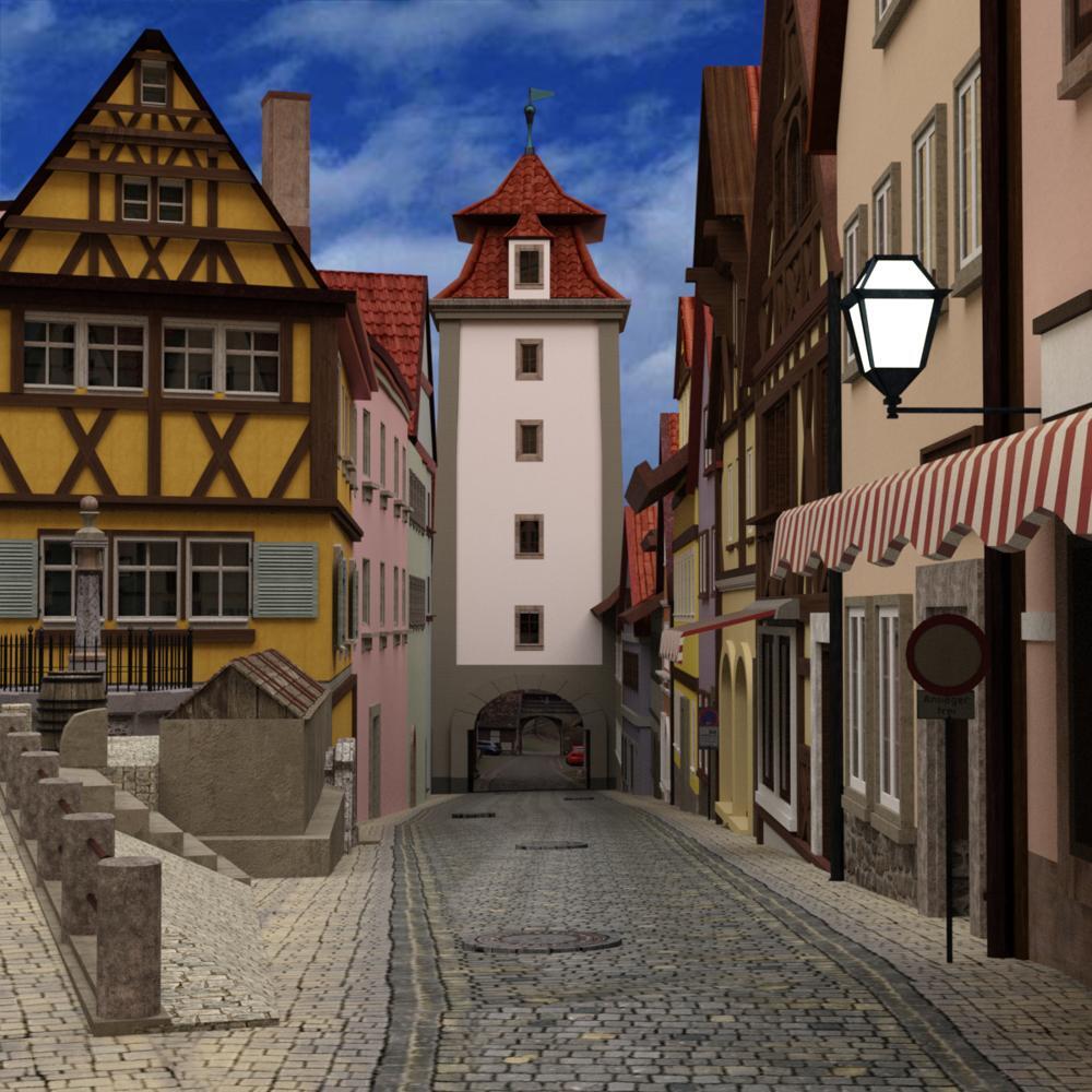 Storybook Town for DAZ Studio | Daz 3D