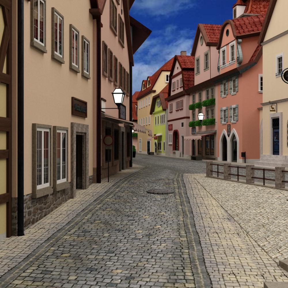 Storybook Town for DAZ Studio | Daz 3D