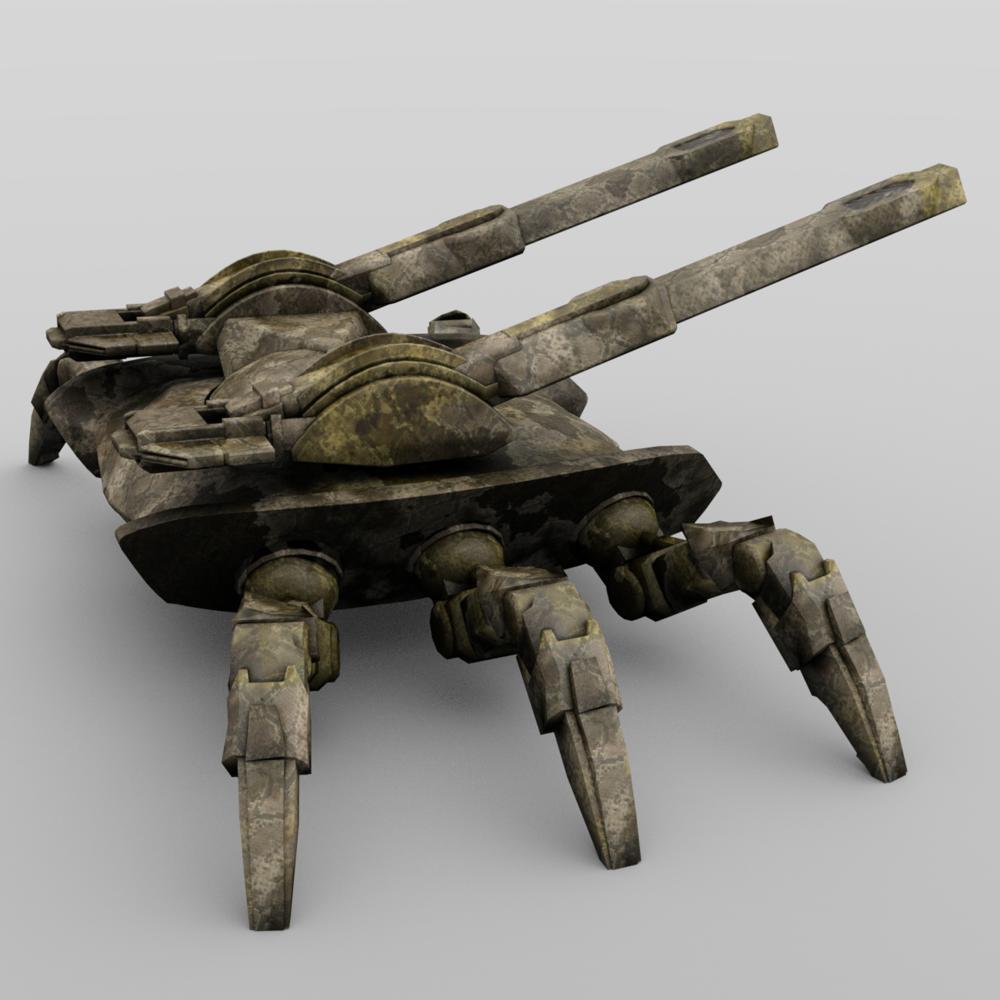 Spider Tank for DAZ Studio | Daz 3D
