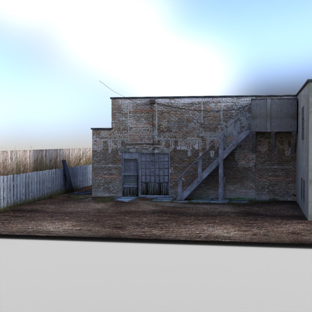 Backyard Building - for DAZ Studio | Daz 3D