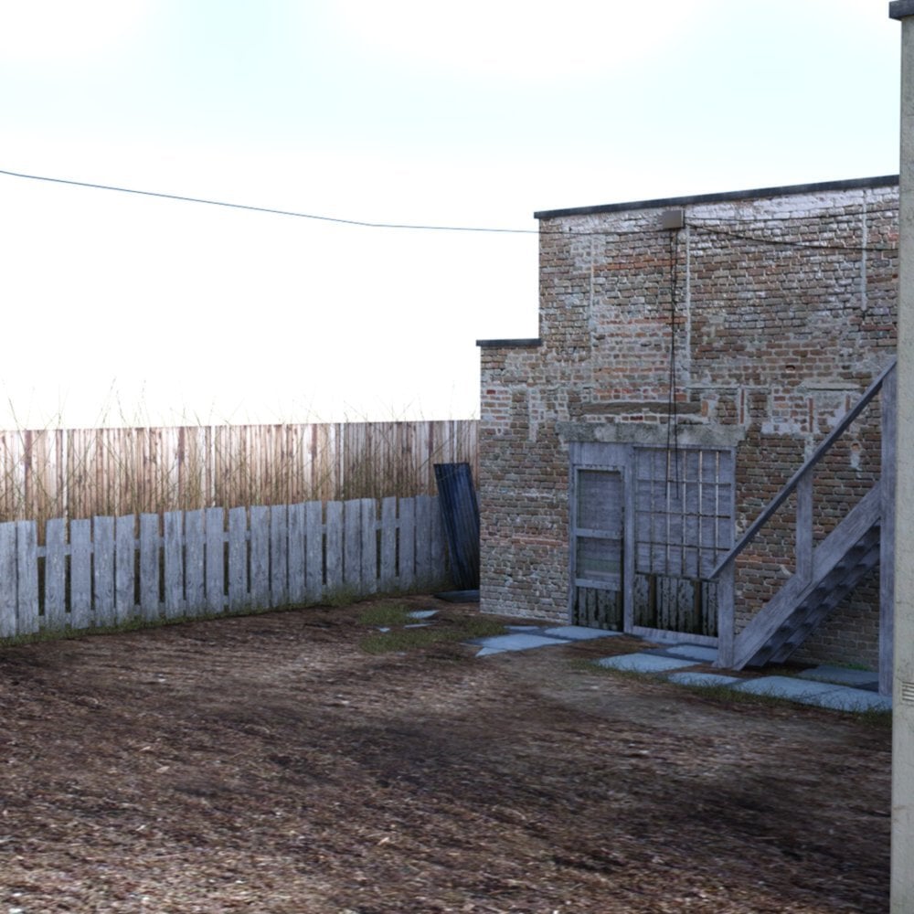 Backyard Building - for DAZ Studio | Daz 3D