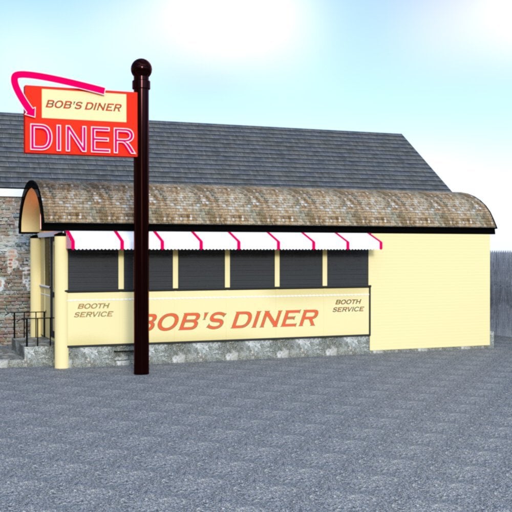 Bobs Diner - for DAZ Studio | Daz 3D