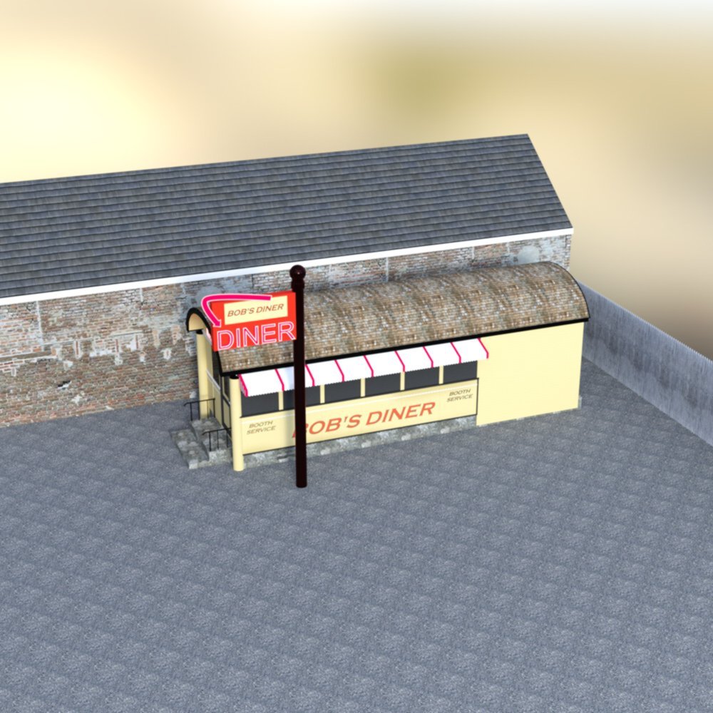 Bobs Diner - for DAZ Studio | Daz 3D