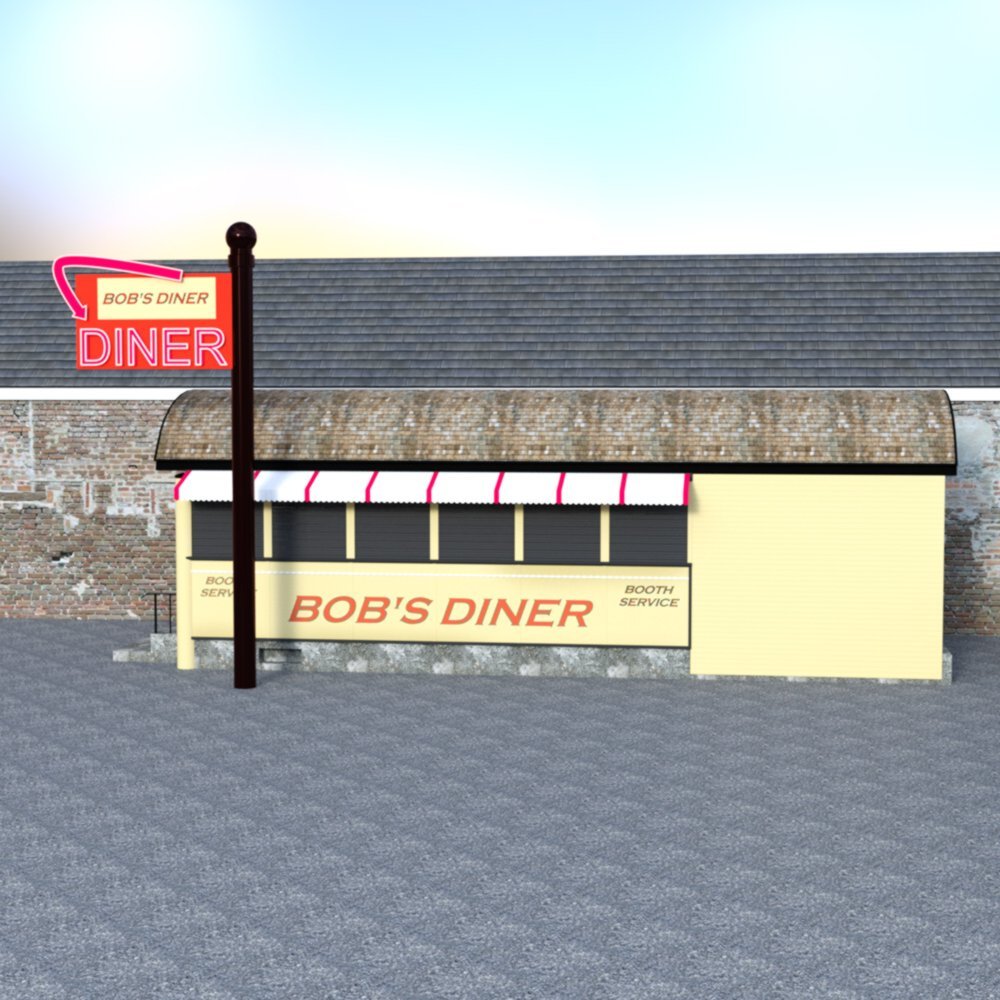 Bobs Diner - for DAZ Studio | Daz 3D