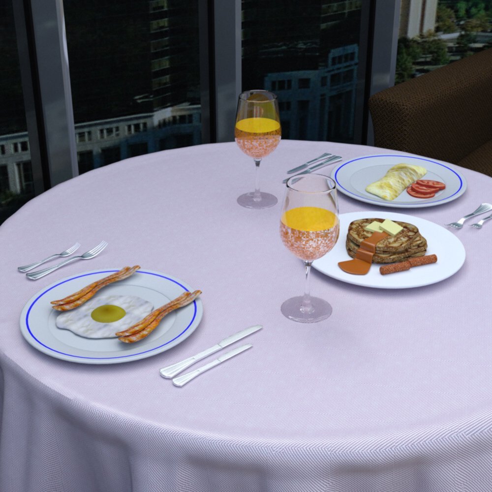 Breakfast Foods - for DAZ Studio | Daz 3D