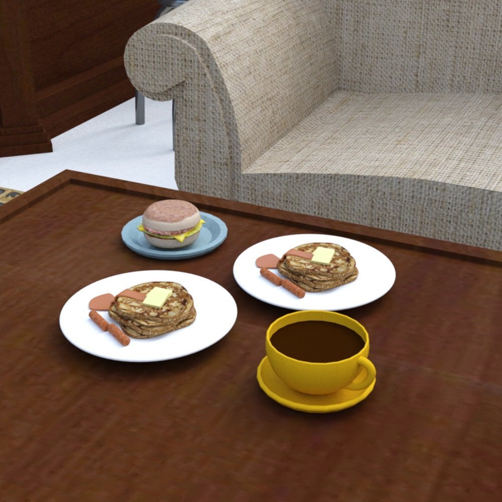 Breakfast Foods - for DAZ Studio | Daz 3D