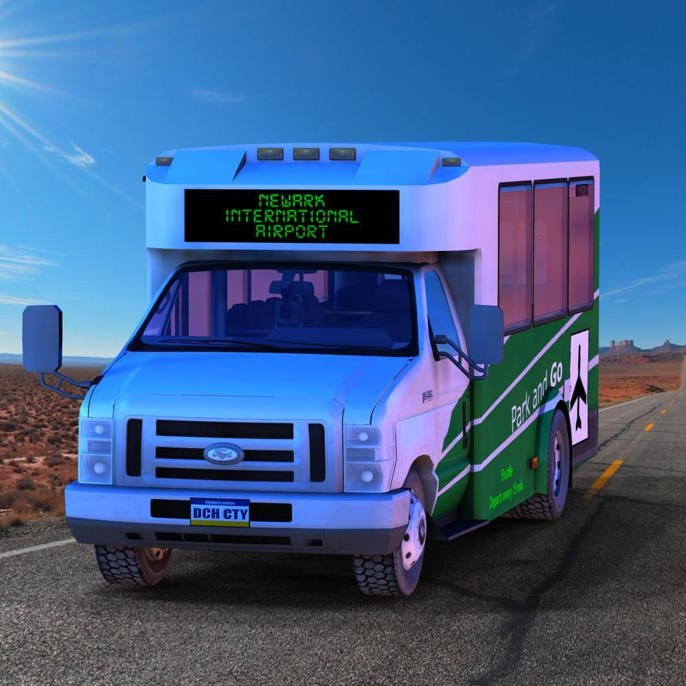 Shuttle Bus for Poser | Daz 3D