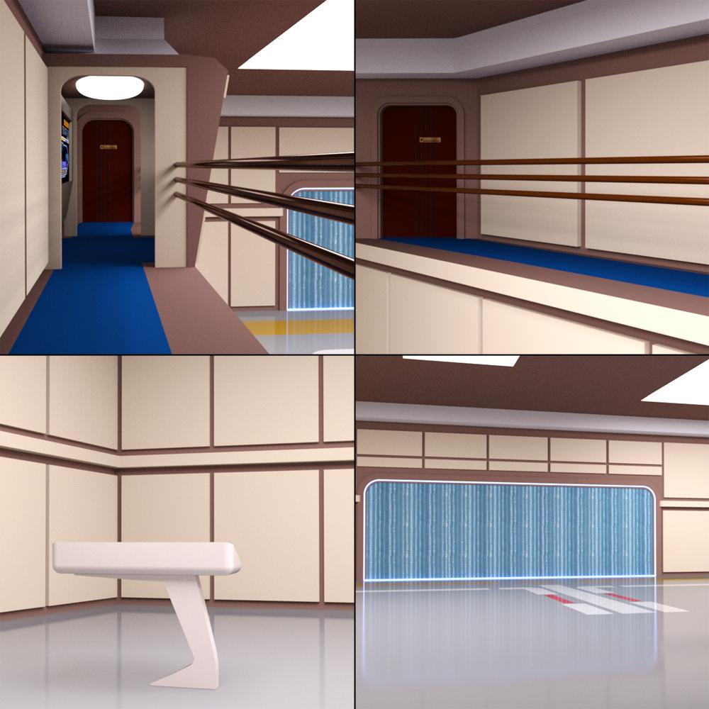 Shuttle Bay 3 for DAZ Studio | Daz 3D