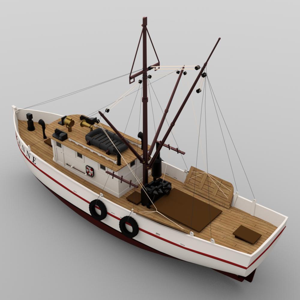 Shrimp Boat for DAZ Studio | Daz 3D