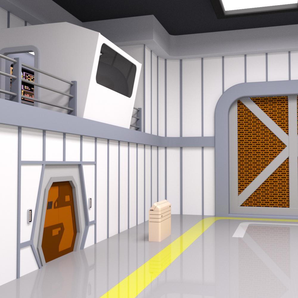 Cargo Bay 02 for DAZ Studio | Daz 3D