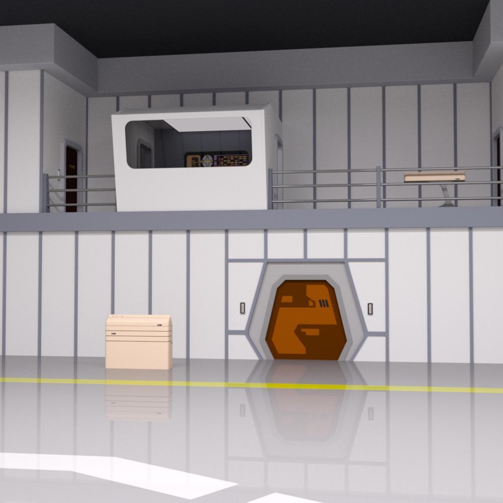 Cargo Bay 02 for DAZ Studio | Daz 3D