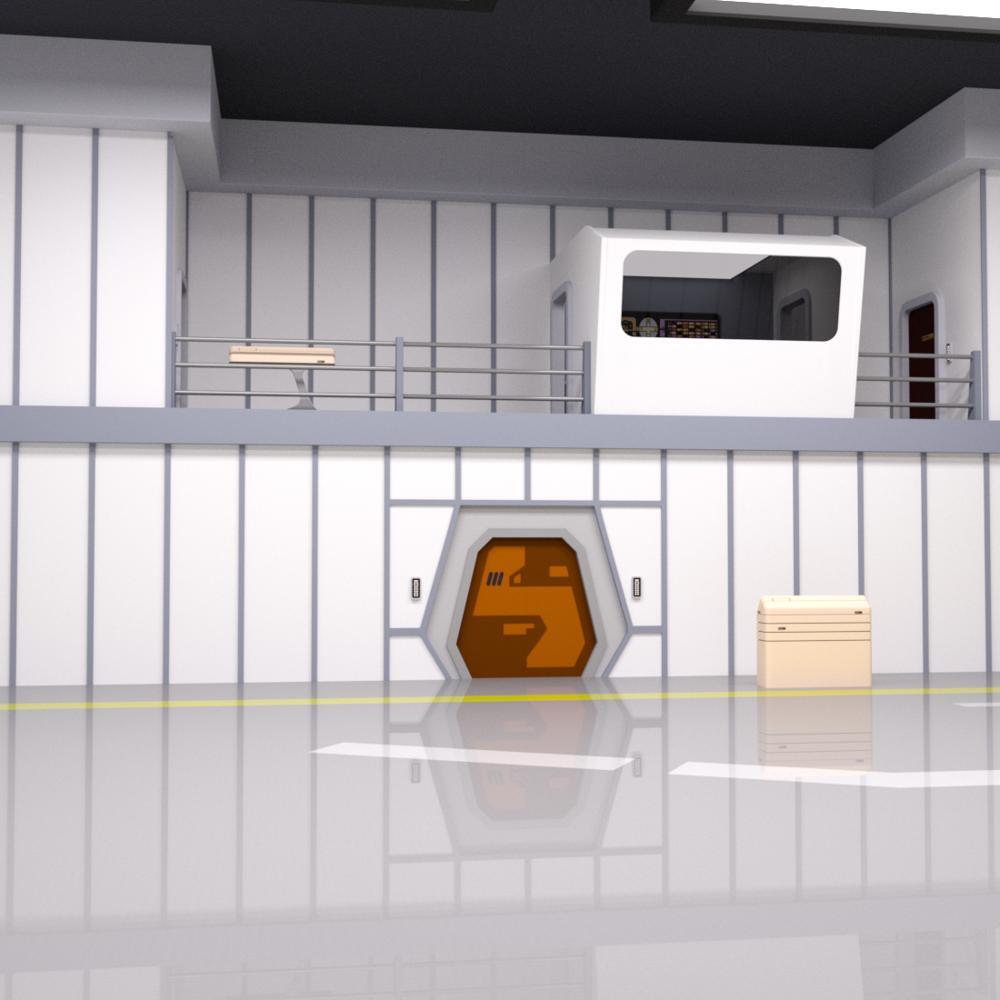 Cargo Bay 02 for DAZ Studio | Daz 3D