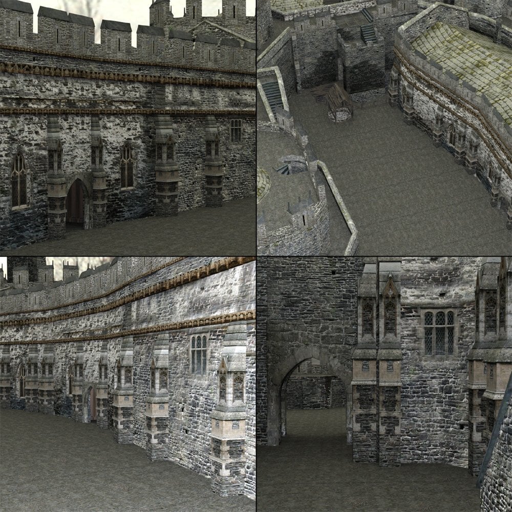 Castle Set 1 (for DAZ Studio) | Daz 3D