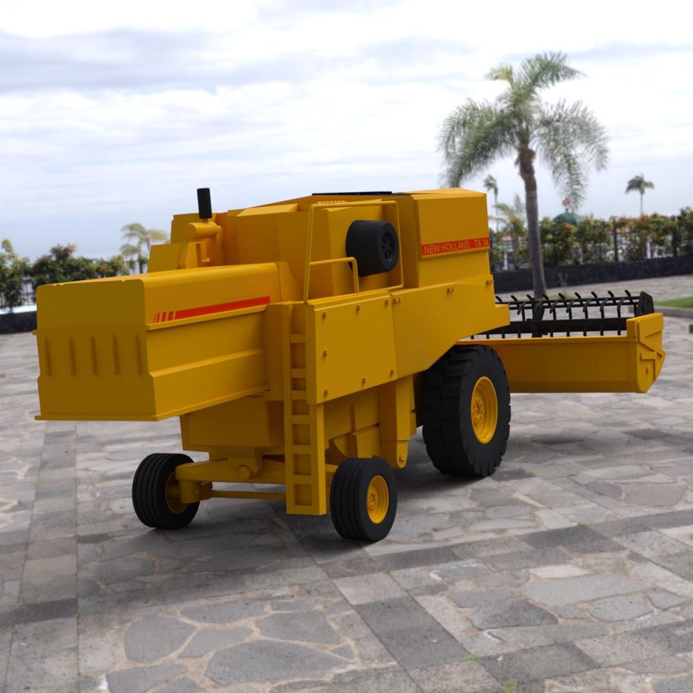Combine Harvester for DAZ Studio | Daz 3D