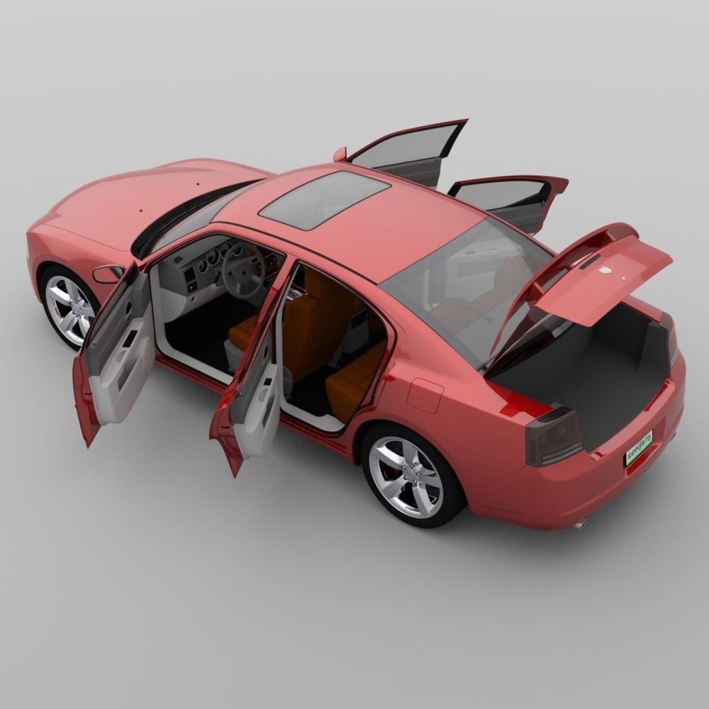 DCRT Muscle Car for DAZ Studio | Daz 3D