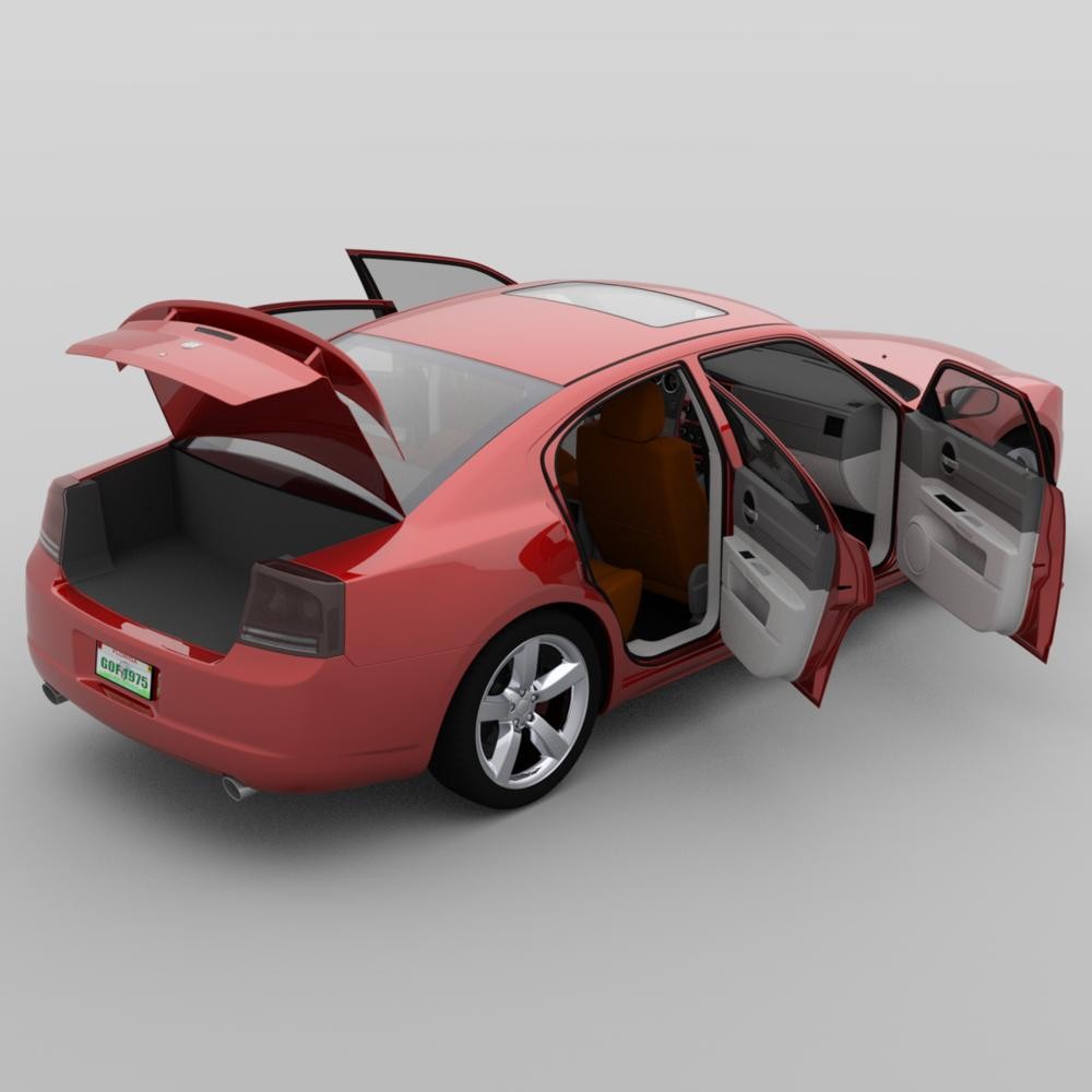 DCRT Muscle Car for DAZ Studio | Daz 3D