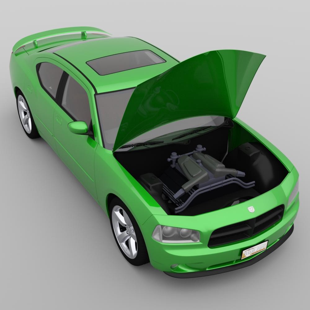 DCRT Muscle Car for DAZ Studio | Daz 3D