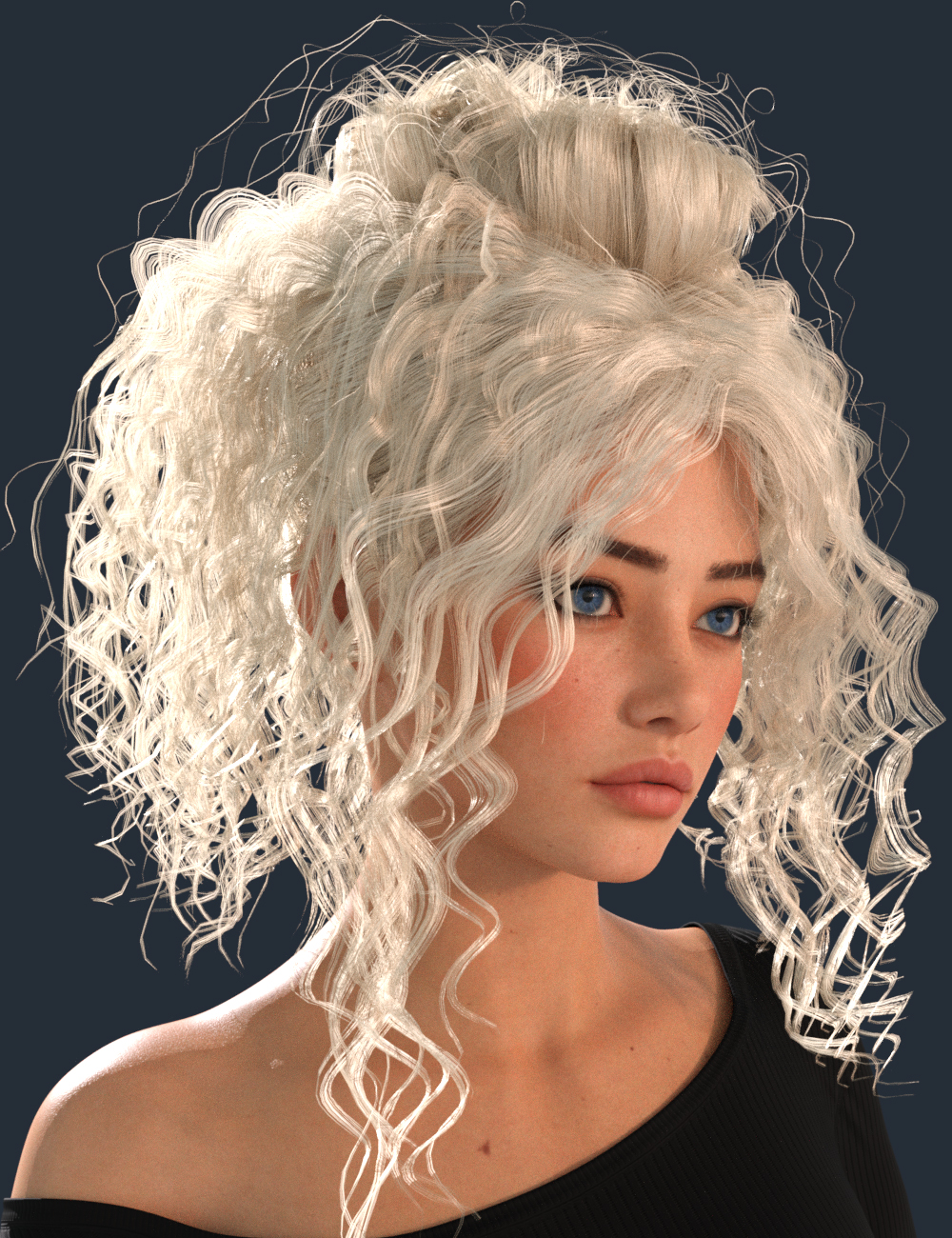 Waterfall Hair for Genesis 9 | Daz 3D