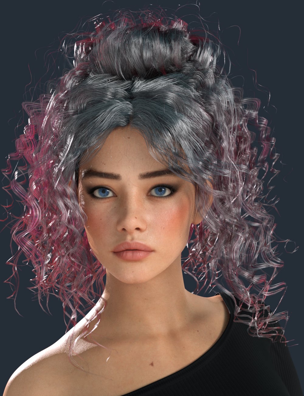 Waterfall Hair for Genesis 9 | Daz 3D